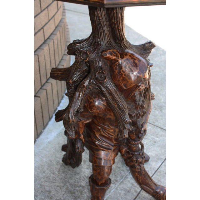 Late 19th Century Black Forest Gnome Table | Chairish