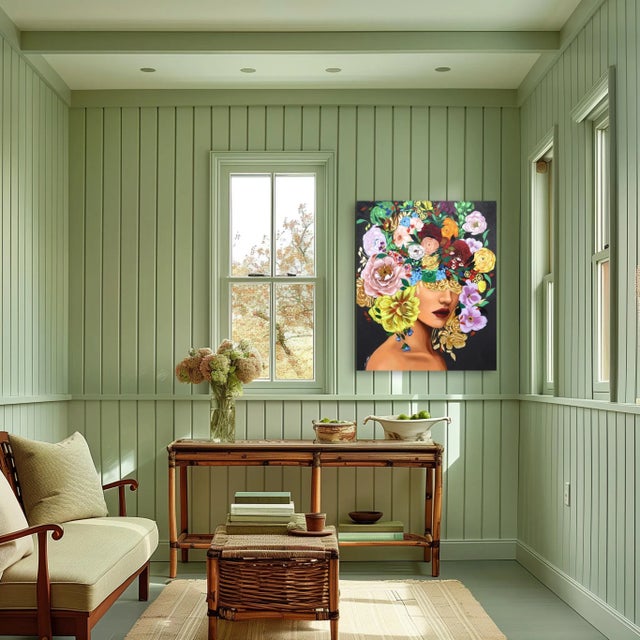 Raven Violet - Original Vibrant Sally K Figurative Original Artwork by ...