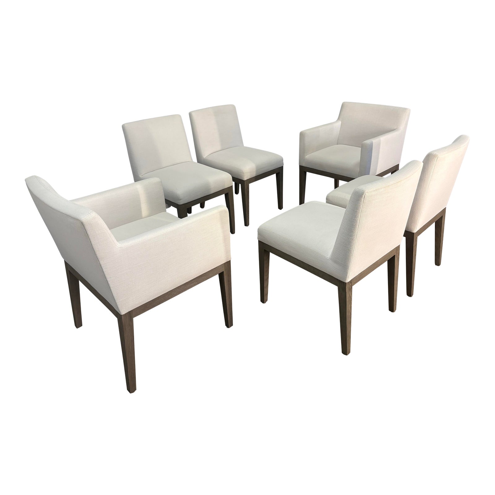 Rh Restoration Hardware – Morgan Fabric Dining Chair Set (6 Pieces ...