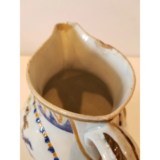 English Pearlware Pitcher | Chairish