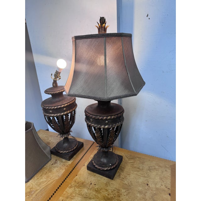 Fine Art Lamps Castile Table Lamps, a Pair | Chairish