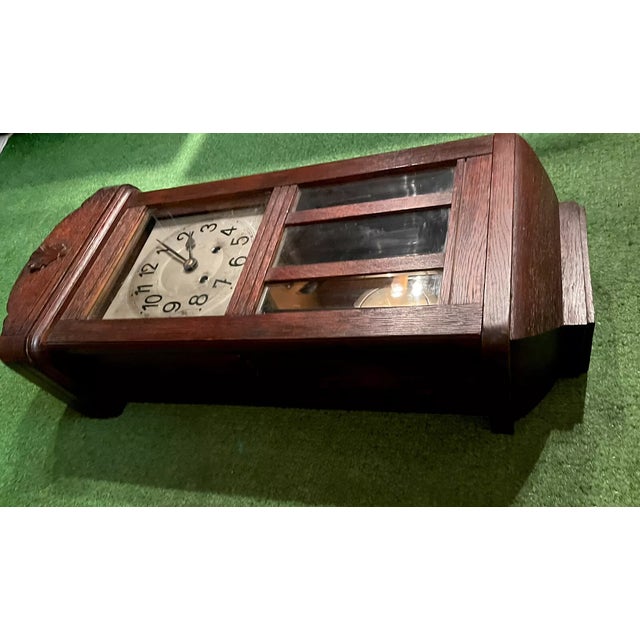 Early 1900s German Box Regulator Wall Clock by Konkurrenz (Carl Warner ...