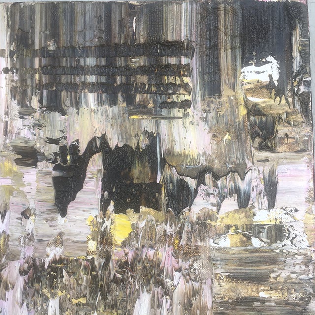 Late 20th Century Abstract Expressionist Impasto Painting by Eduardo Oz ...