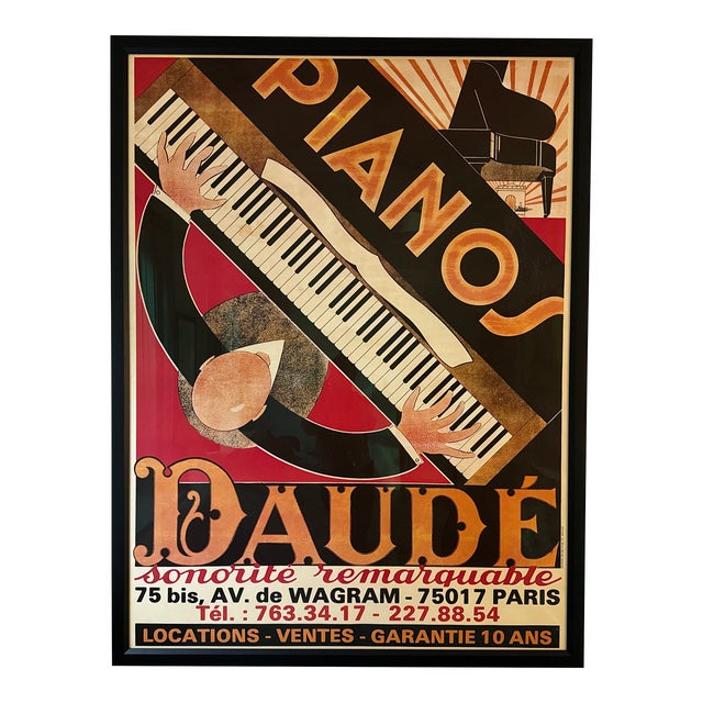 1960s Modern Pianos Daude Poster | Chairish