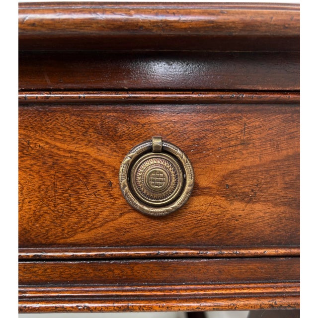 Baker, Knapp & Tubbs Hl Holland X-Leg Writing Desk, Leather Top With ...