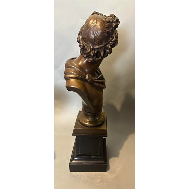 Antique Victorian Bronze Bust of Apollo | Chairish
