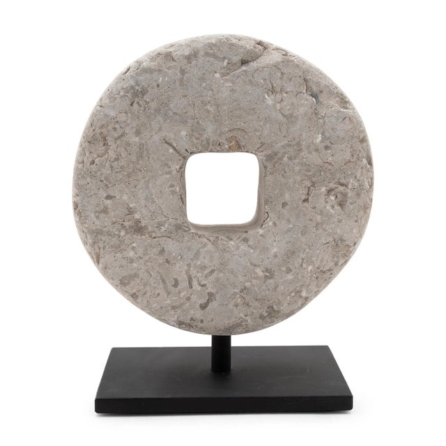 Chinese Prosperity Stone Disc, circa 1900 | Chairish
