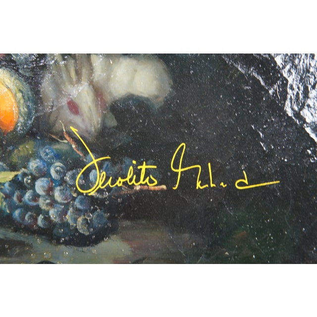 Flowers Fruit Woman Picking Grapes After Christian Berentz Still Life ...