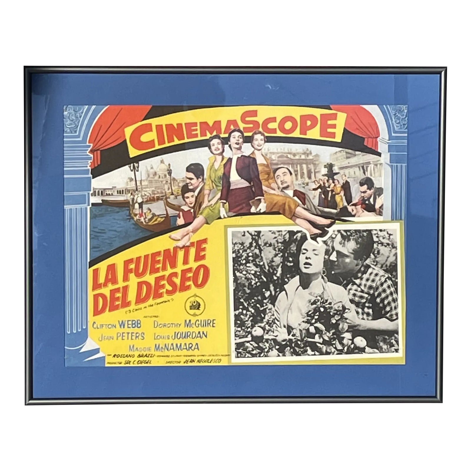 Mexican Movie Poster/Lobby Card of "La Fuente Del Deseo" Three Coins in ...