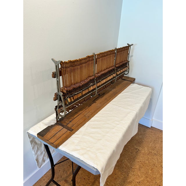 Vintage Framed Piano Keys and Keyframe | Chairish