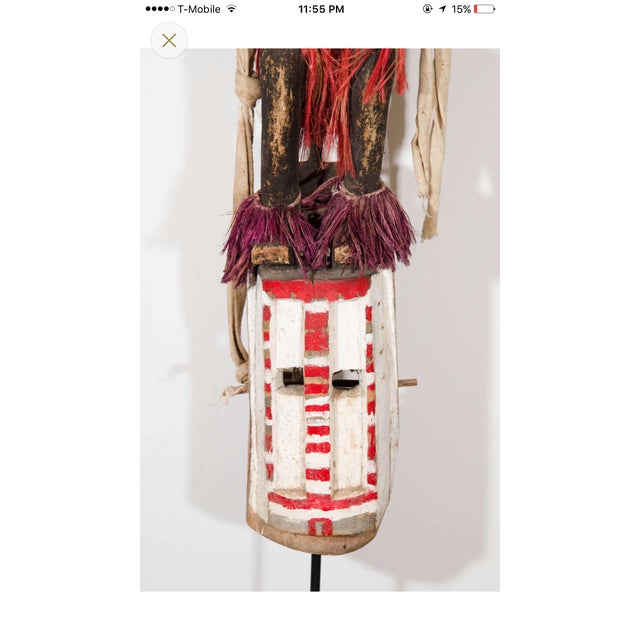 Mali African Art Satimbe Dogon Tribe Mask | Chairish