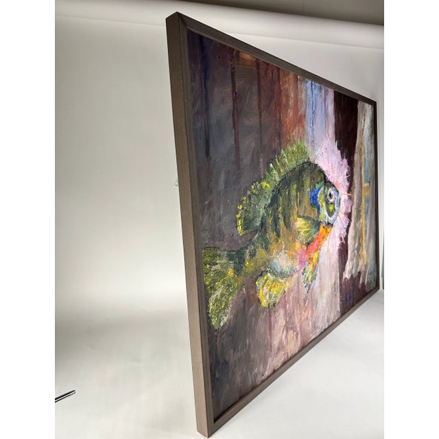 Late 20th Century Fish Painting by Chicago Artist Norman Baugher | Chairish