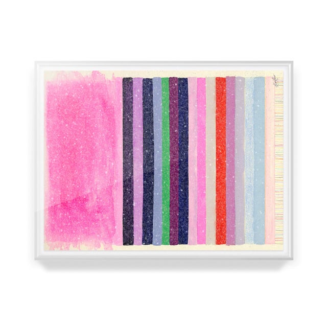 "Dance Party" Original Hand-Embellished Framed Fine Art Print | Chairish