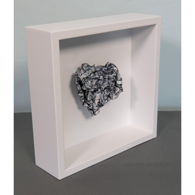 "Inquisitive Heart" Abstract Wall Art Sculpture, 2024 | Chairish