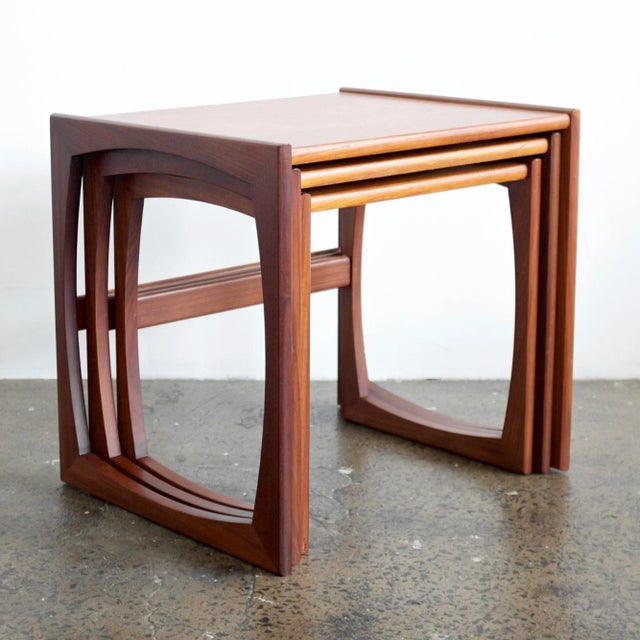 G-Plan "Quadrille" Teak Nesting Tables - Set of 3 | Chairish