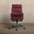 Ea219 Soft Pad Office Chair in Chrome and Aubergine Leather by Charles ...