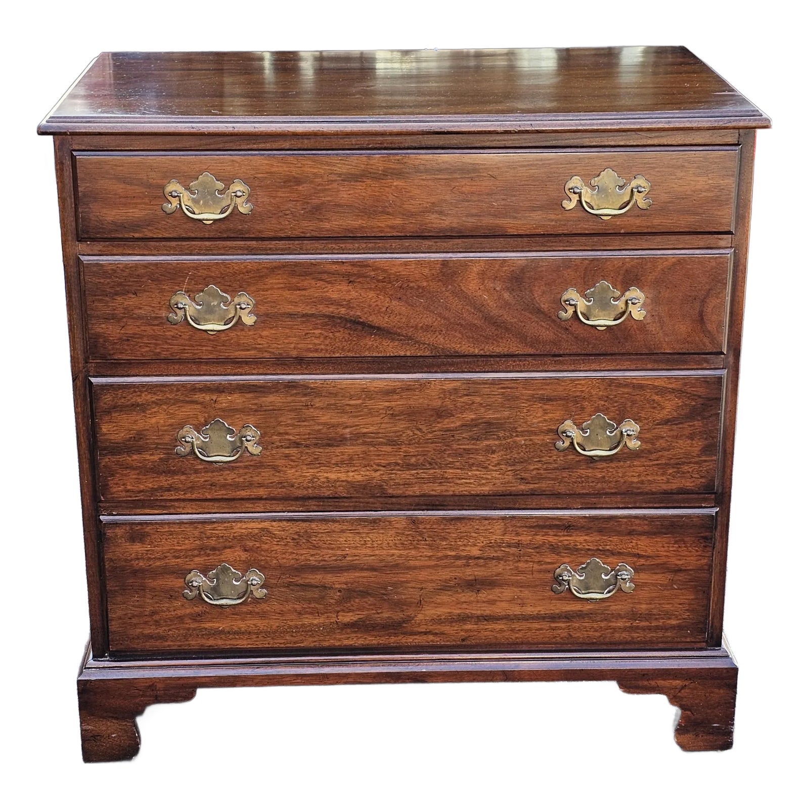 Henkel-Harris Mid-Century Solid Genuine Mahogany Bachelor Chest of ...