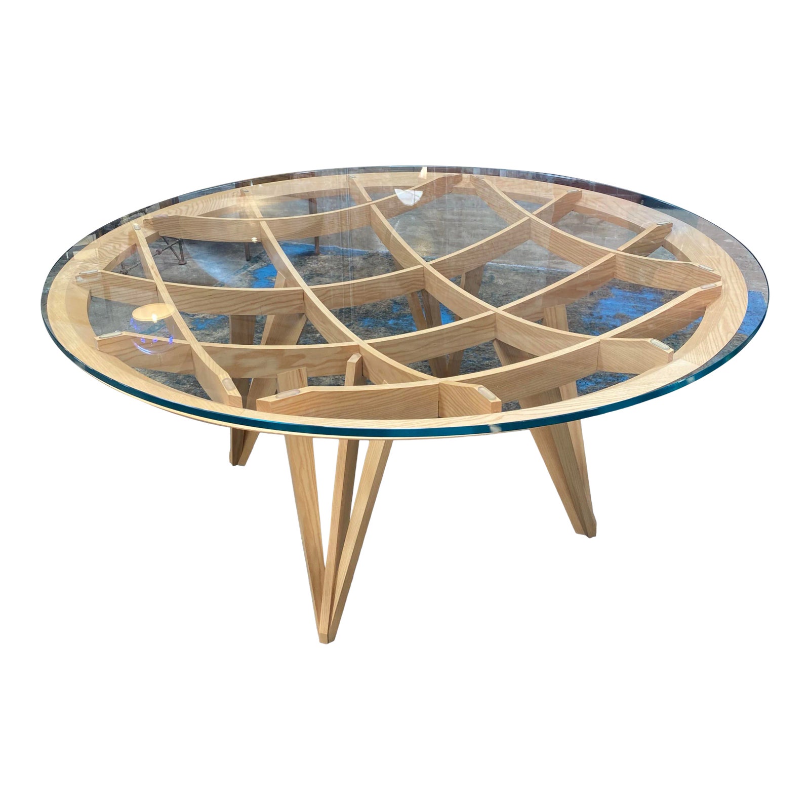 Mario Bellini Meritalia Opera Round Dining Table | Chairish