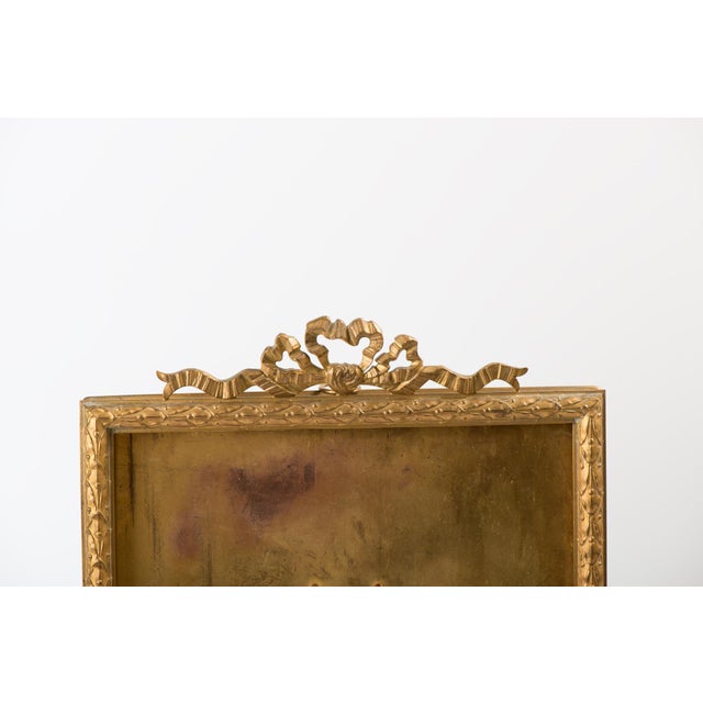 Early 20th Large Vintage Brass Picture Frame | Chairish