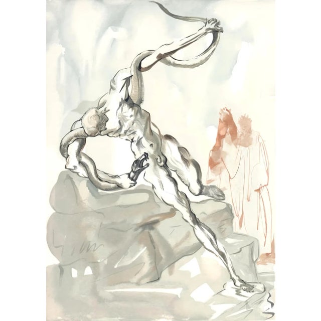 Salvador Dalí­, The Punishment of Vanni Fucci (M/L. 1039-1138; F. 189 ...