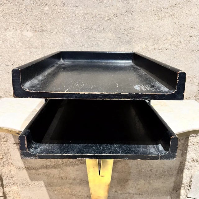 1960s Peter Pepper Products Double Letter Office Tray | Chairish