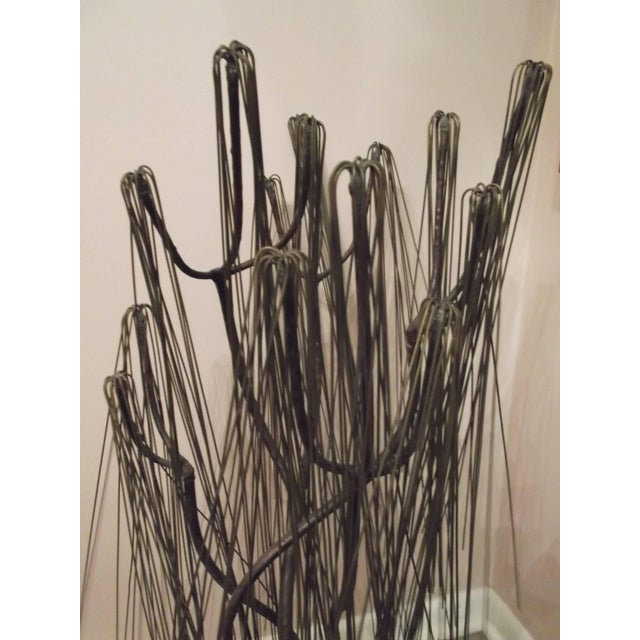 Abstract Willow Tree Welded Metal Sculpture | Chairish