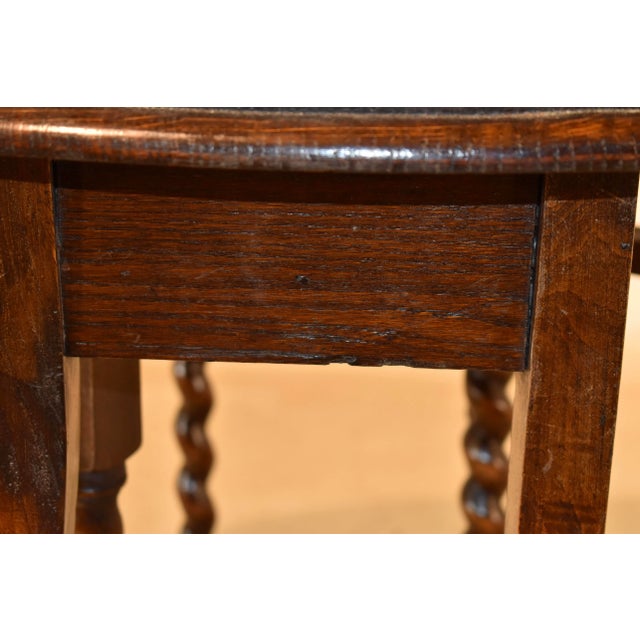 Edwardian English Gate Leg Table, Circa 1900 | Chairish