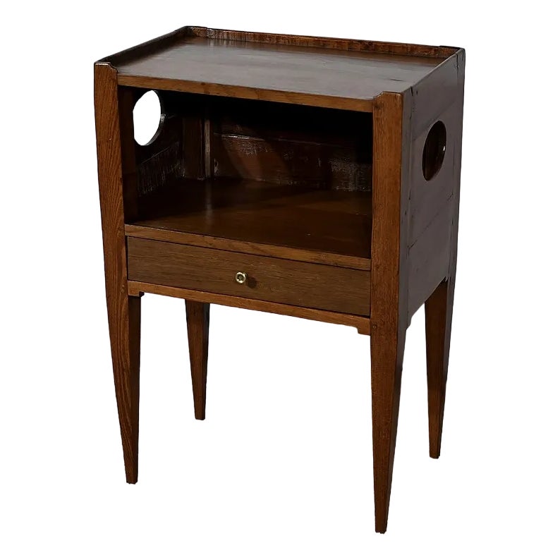 Oak Snack Table, Early 19th Century | Chairish