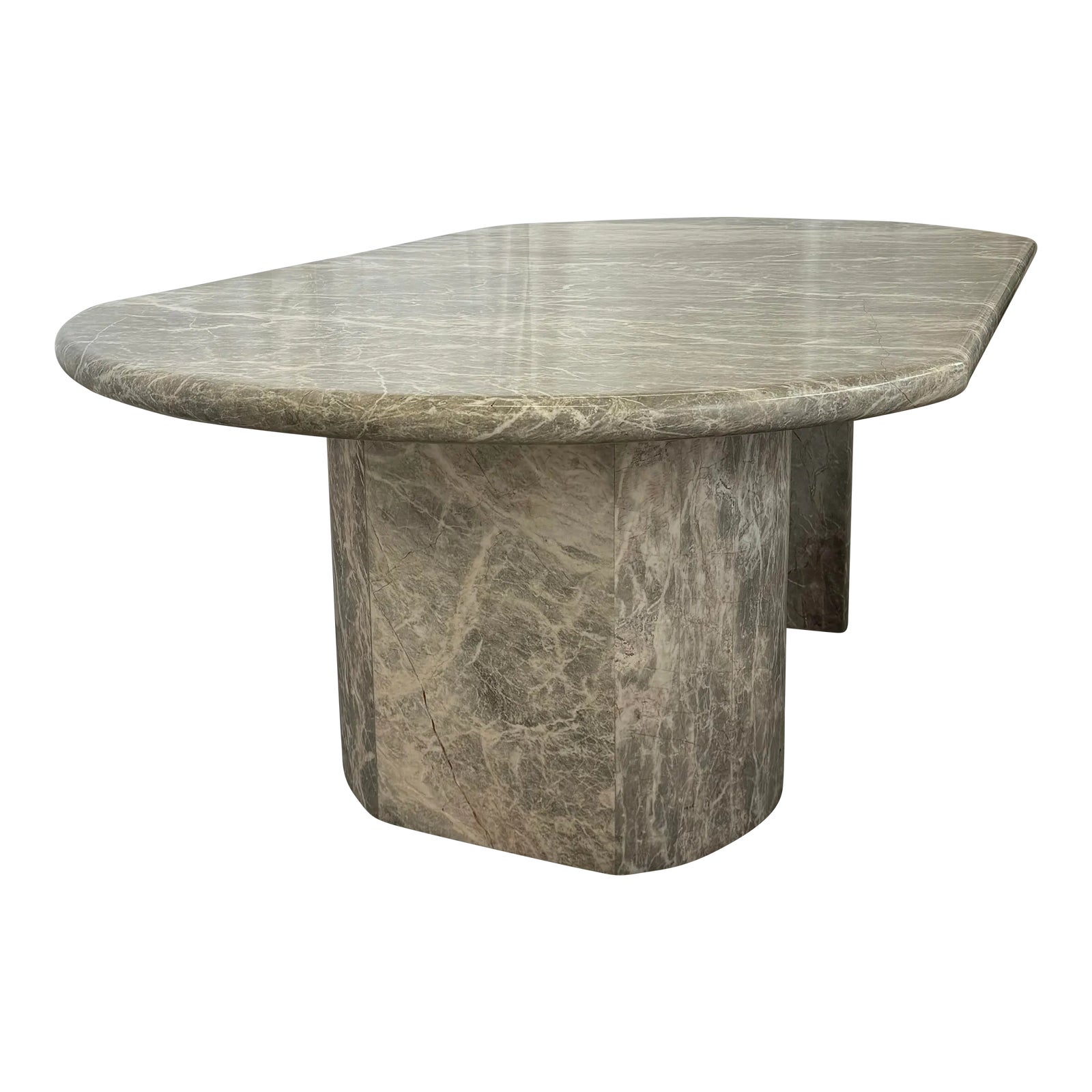 Oval Marble Dining Table | Chairish