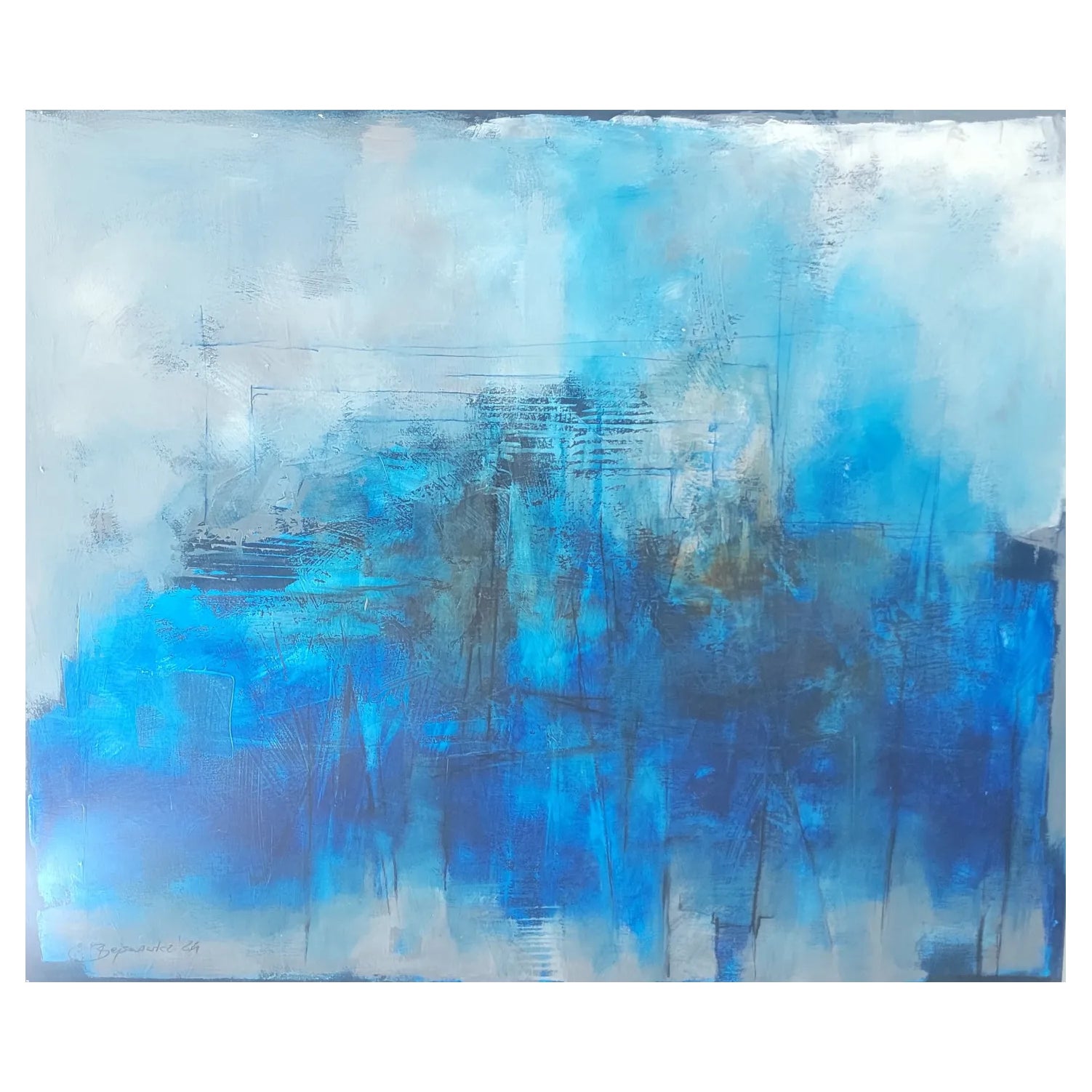 Michal Bajsarowicz, River, 2024, Acrylic on Canvas | Chairish