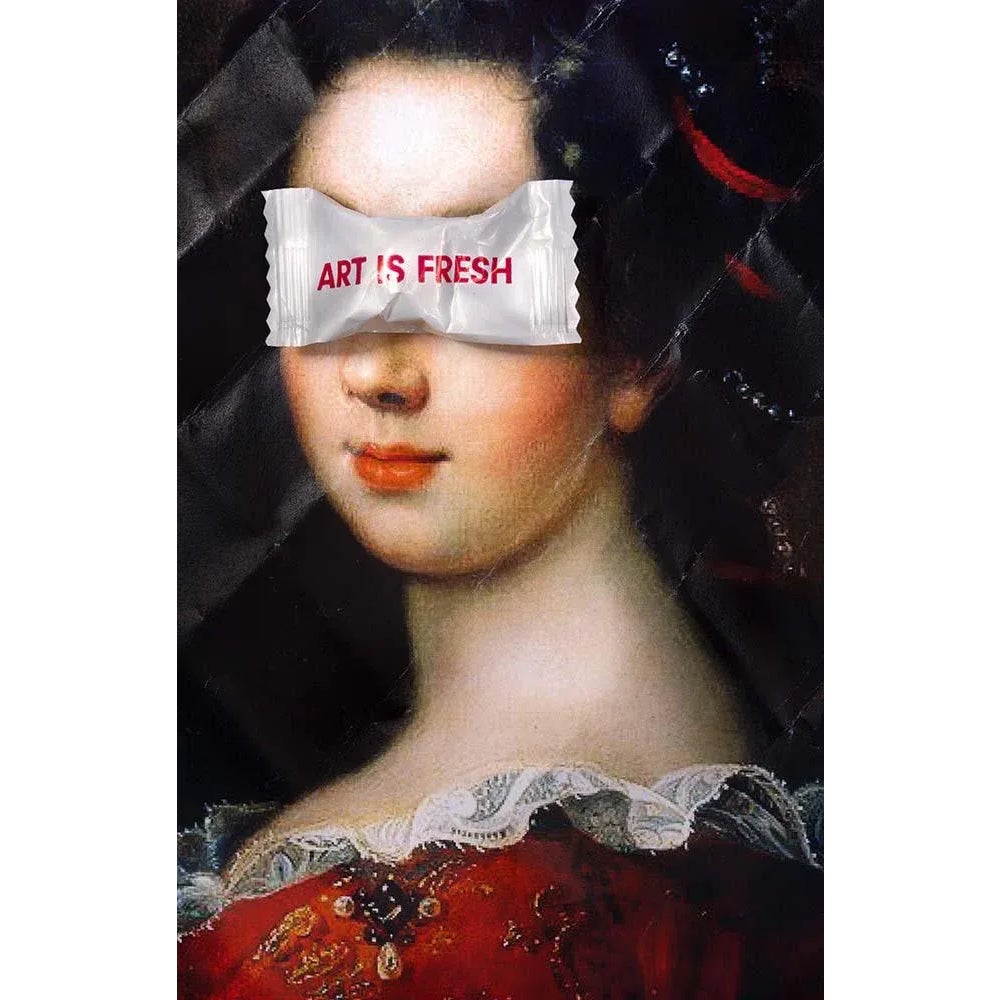 "Art Is Fresh" Contemporary Dada Style Limited Edition Photograph by ...