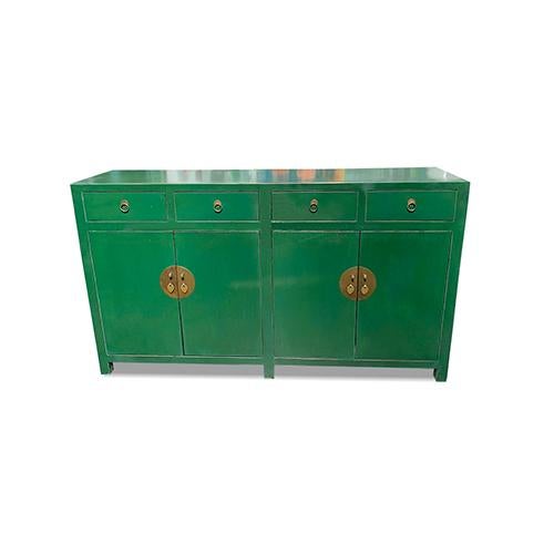 1980s Asian East Village Buffet-Green | Chairish
