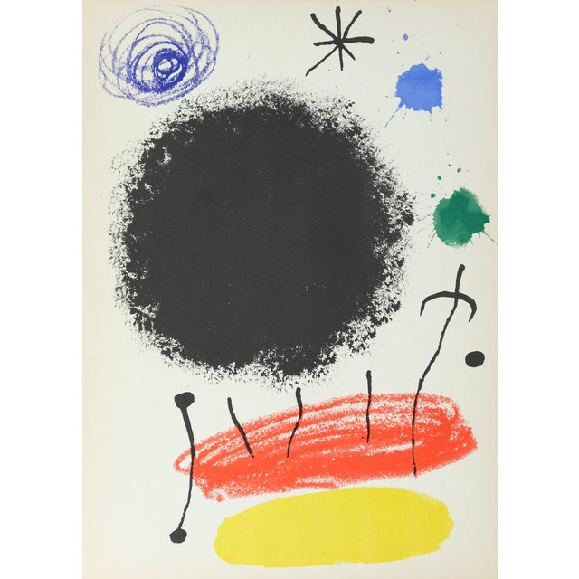 Joan Miro, Obra Inedita Recent I, Lithograph | Chairish