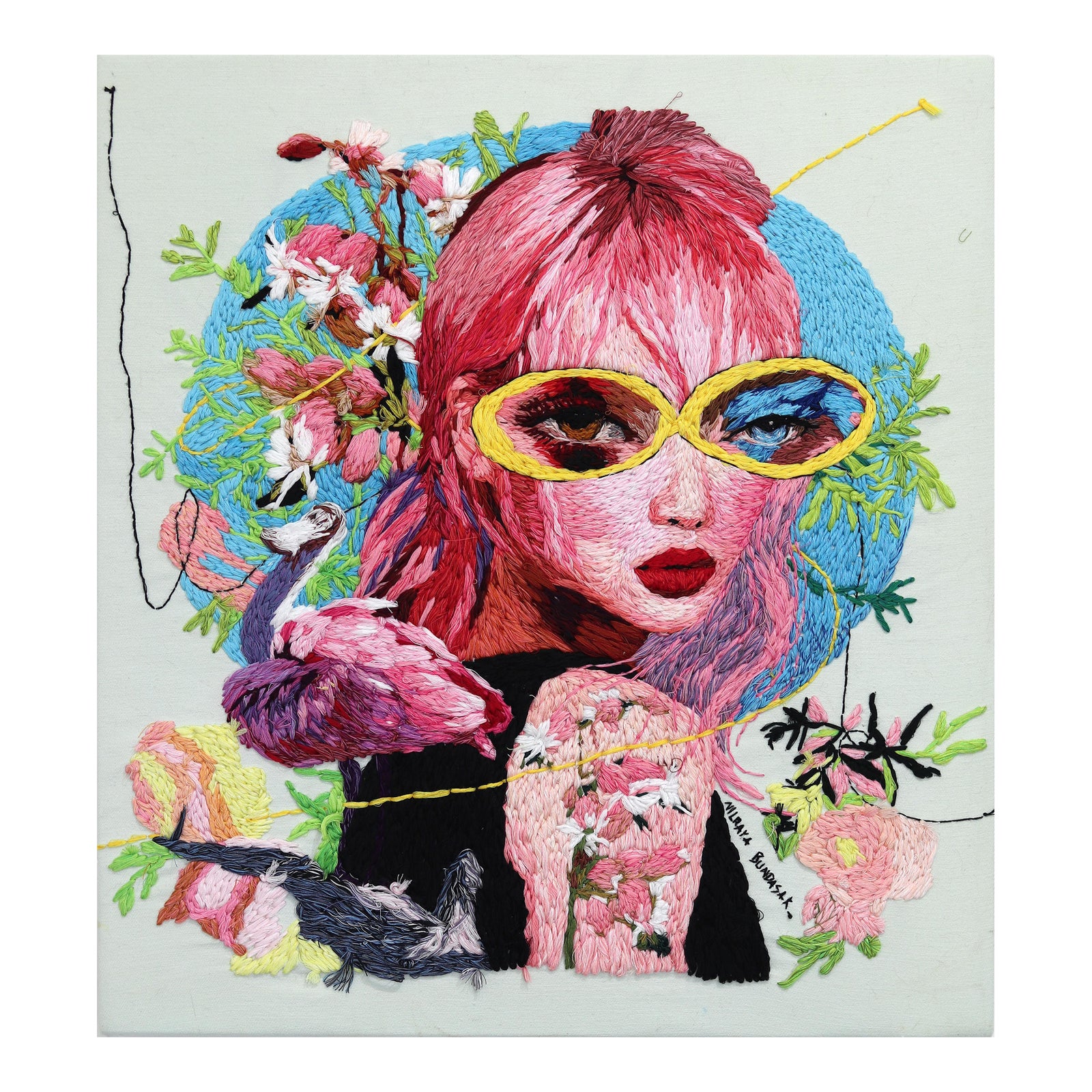 Vivid Summer - Original Artwork by Nilraya Bundasak | Chairish