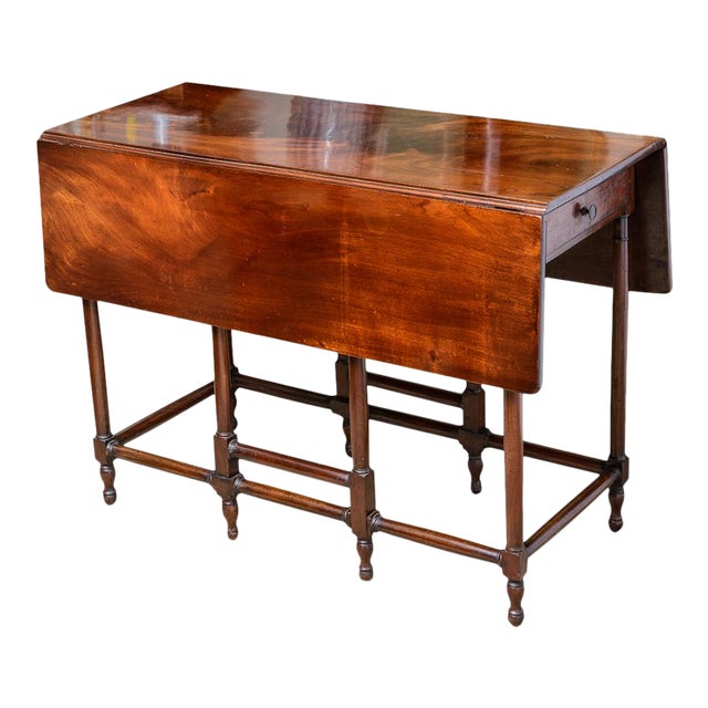 Antique English Mahogany Spider Leg Table | Chairish