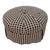 Traditional Round Skirted Ottoman | Chairish