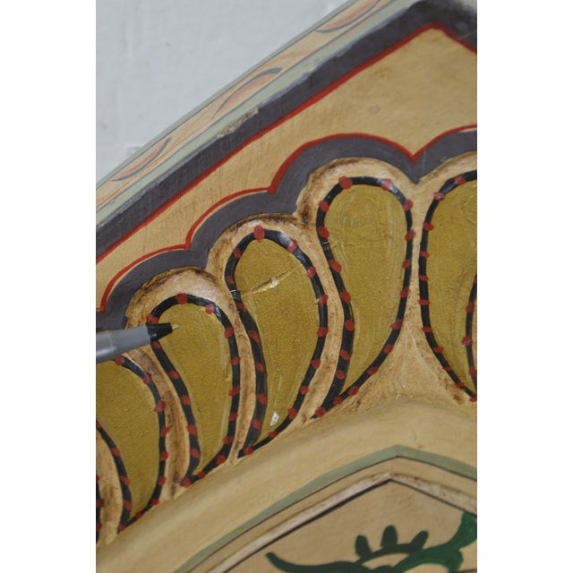 Middle Eastern Decorated Hall Chairs - a Pair | Chairish