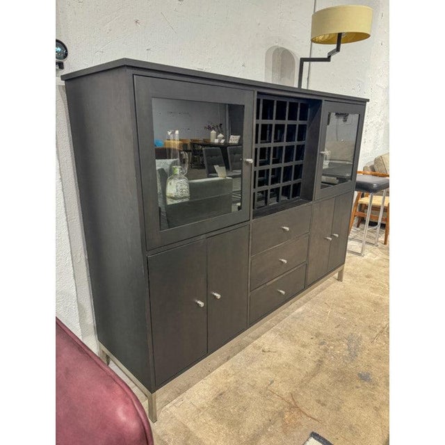 Room & Board Linear Custom Storage Cabinet | Chairish