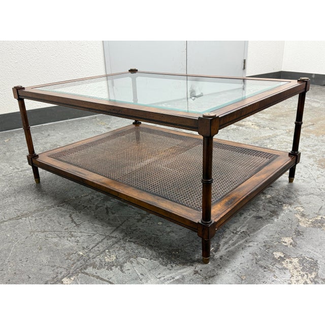 Sherrill Occasional Island Plantation Cocktail Table | Chairish
