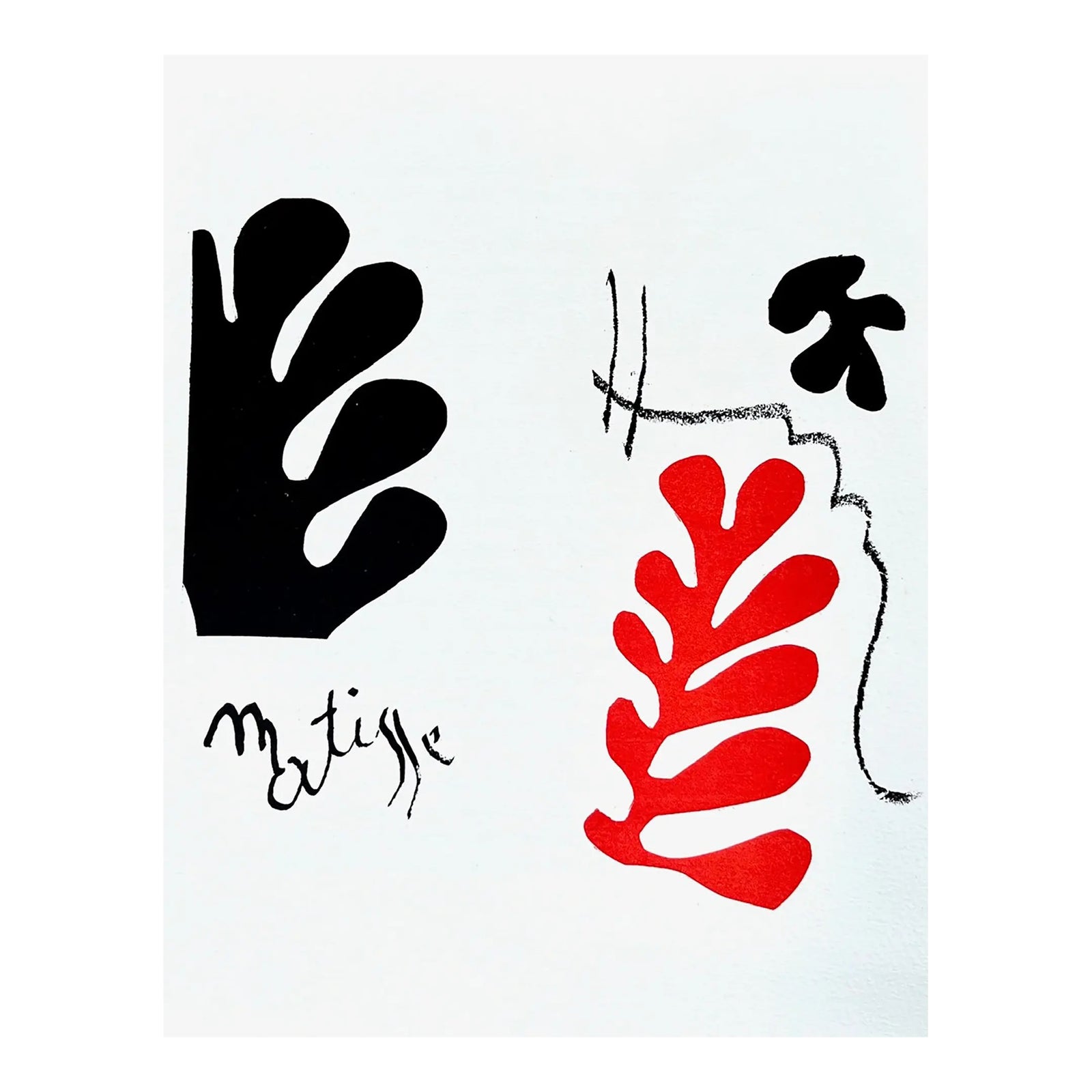 Henri Matisse Lithograph Cahier 5 Decor a Meme La Pierre 1982 | Chairish