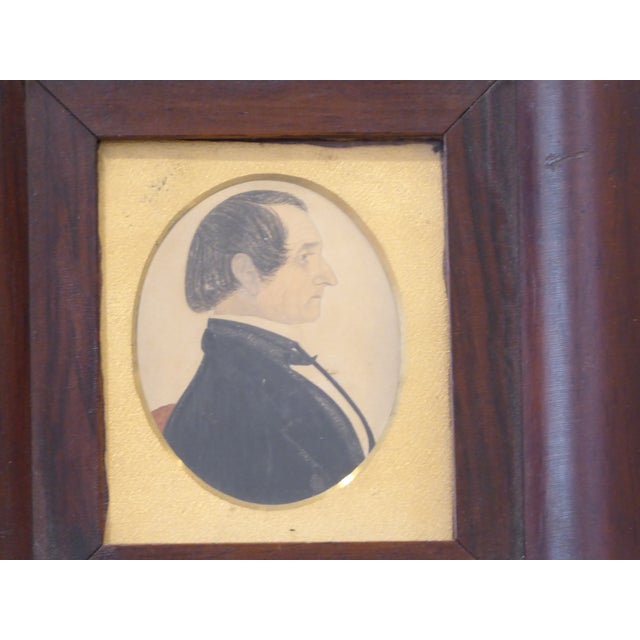 19th Century American Small Portrait | Chairish