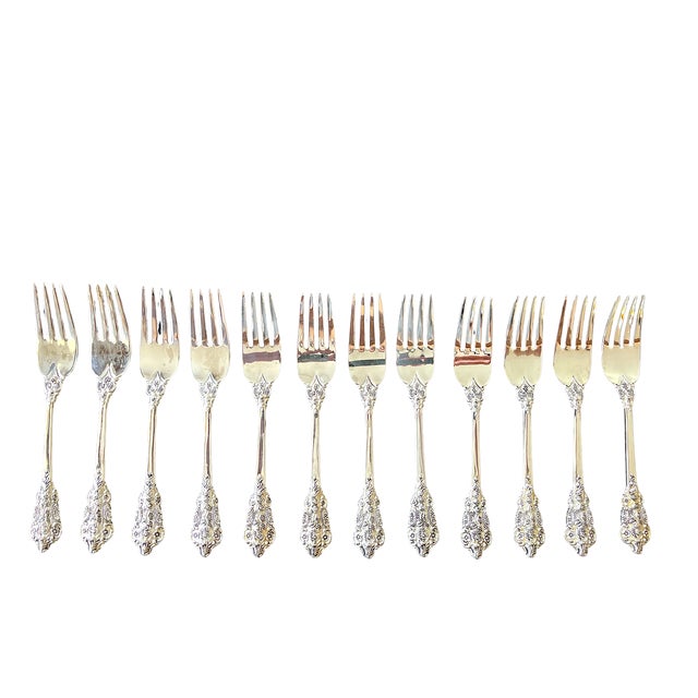 1970s Fb Rogers Silverplate “Grand Antique” Flatware Set – Service for ...
