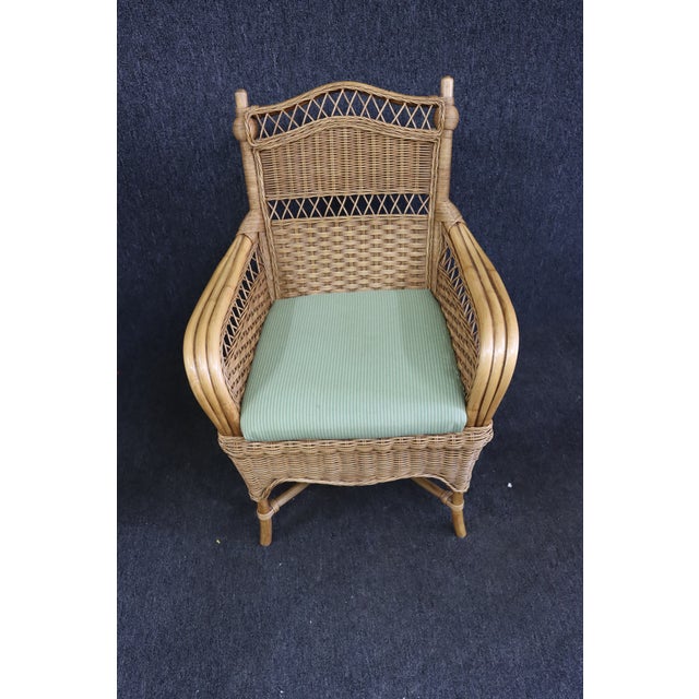Braxton Culler Bamboo and Wicker Dining Chairs - Set of 6 | Chairish