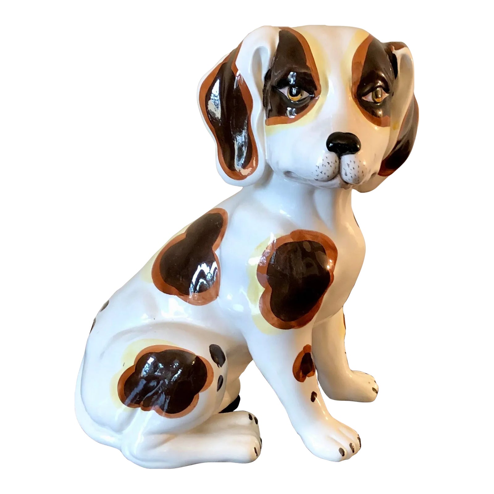 Vintage Italian Pottery Dog | Chairish