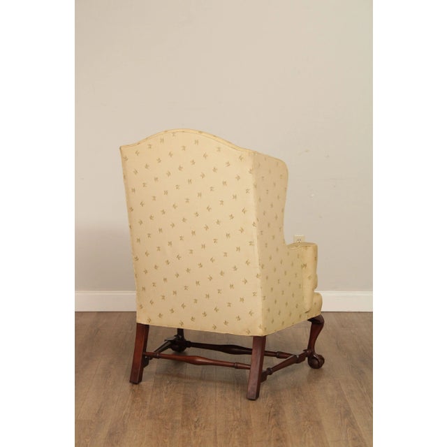 1970s Kittinger Historic Newport Chippendale Style Wing Chair | Chairish