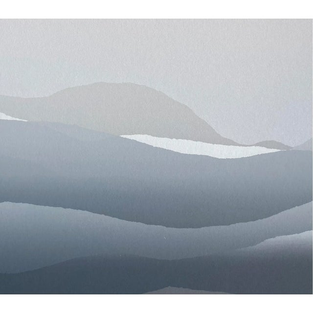 1977 Jack Duganne Modern Landscape Serigraph | Chairish