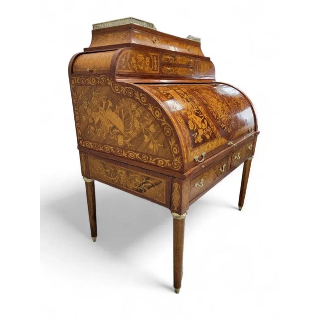 Early 20th Century Antique Monumental French Regency Inlaid Brass ...