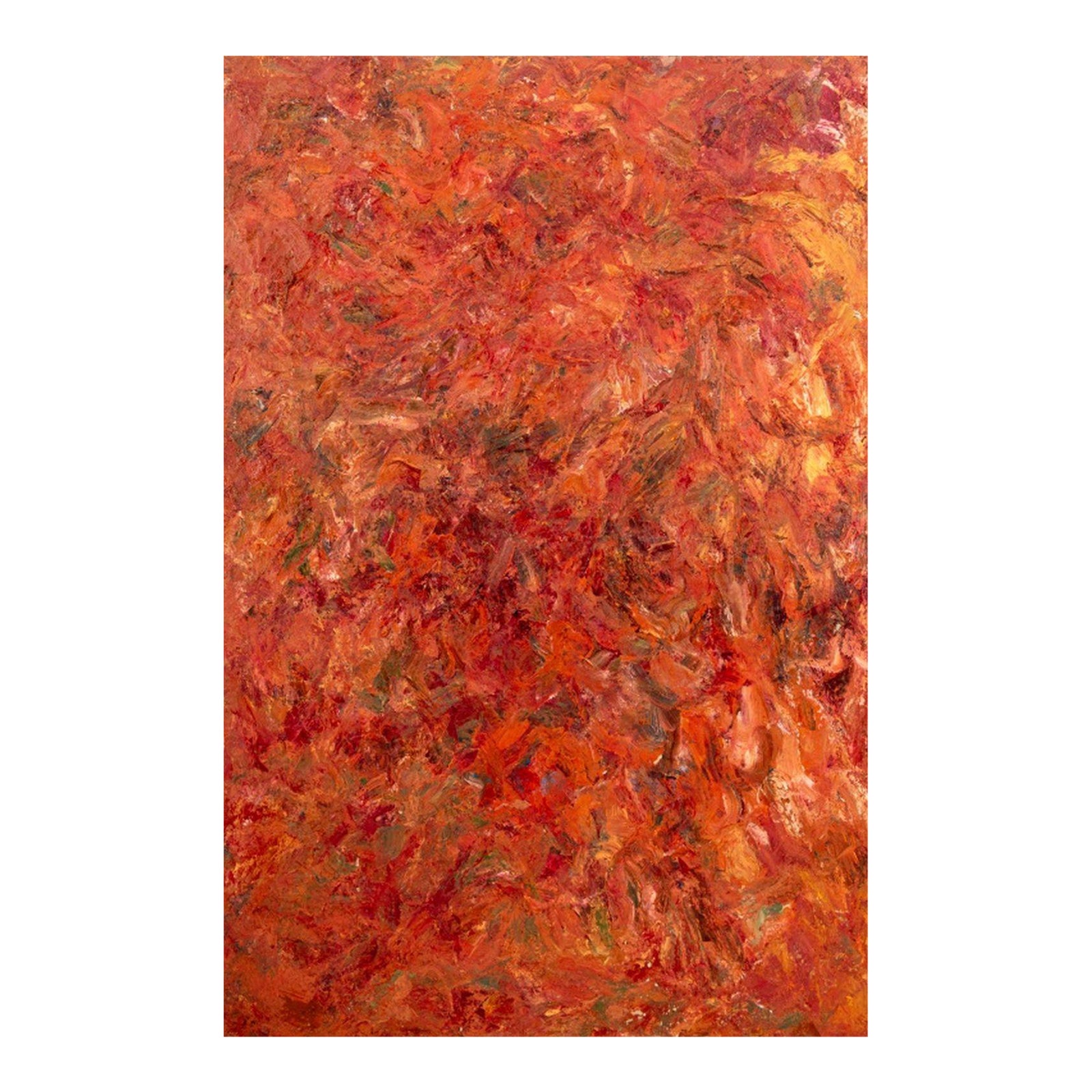 Andy Miller Abstract Composition Oil on Canvas | Chairish
