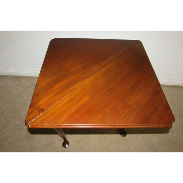 Kittinger Handkerchief Table Drop Leaf Corner Table | Chairish