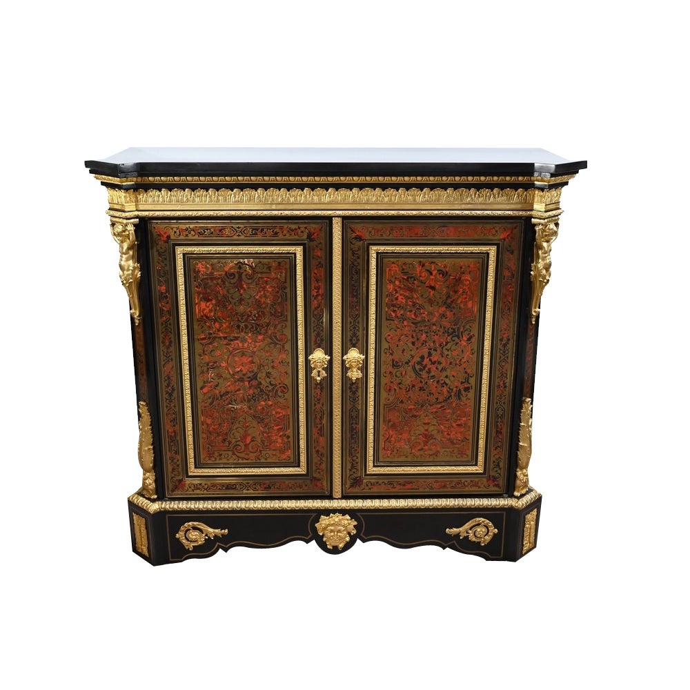 Napoleon III Blackened Pear Wood Support Unit, 19th Century | Chairish